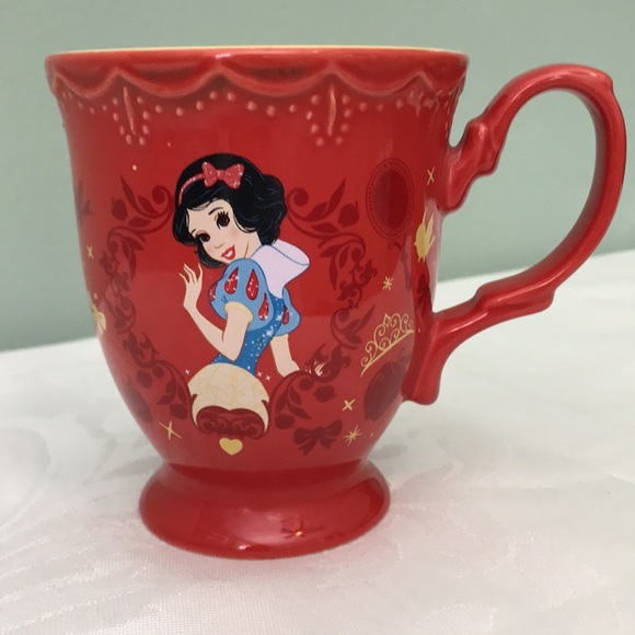 Disney | Dining | Authentic Disney Snow White Flower Princess Mug ...